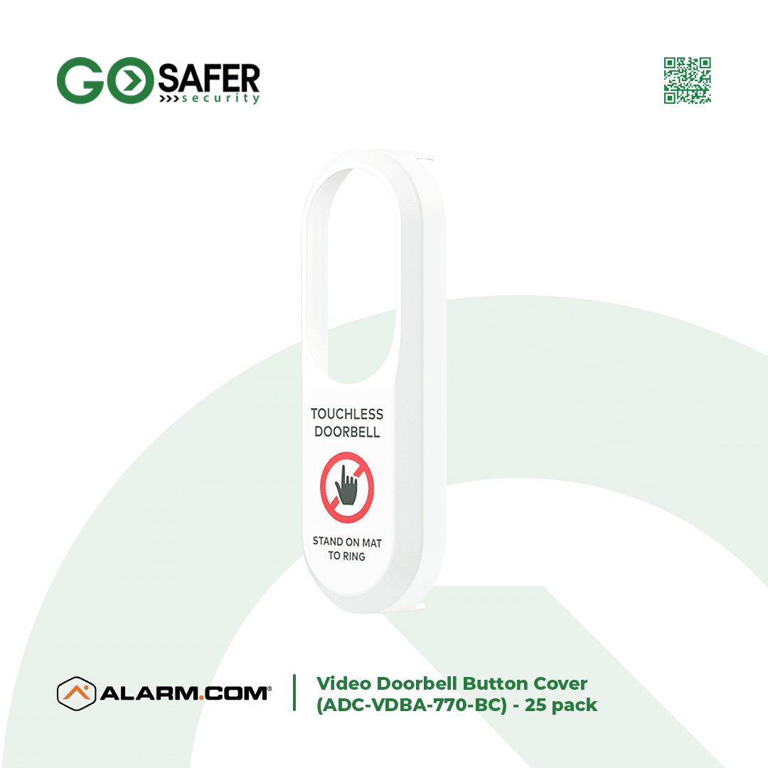 Alarm.com Video Doorbell Button Cover - 25 Pack | Go Safer